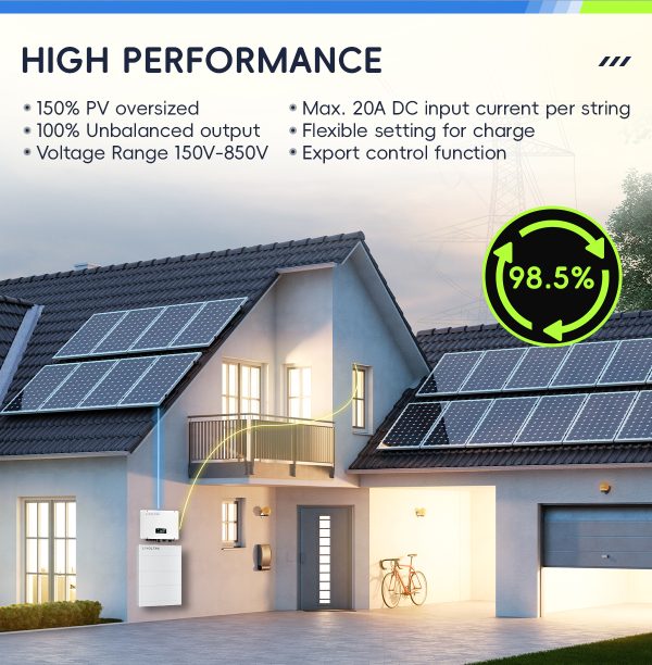 Three Phase Hybrid Inverter 20kW - Livoltek