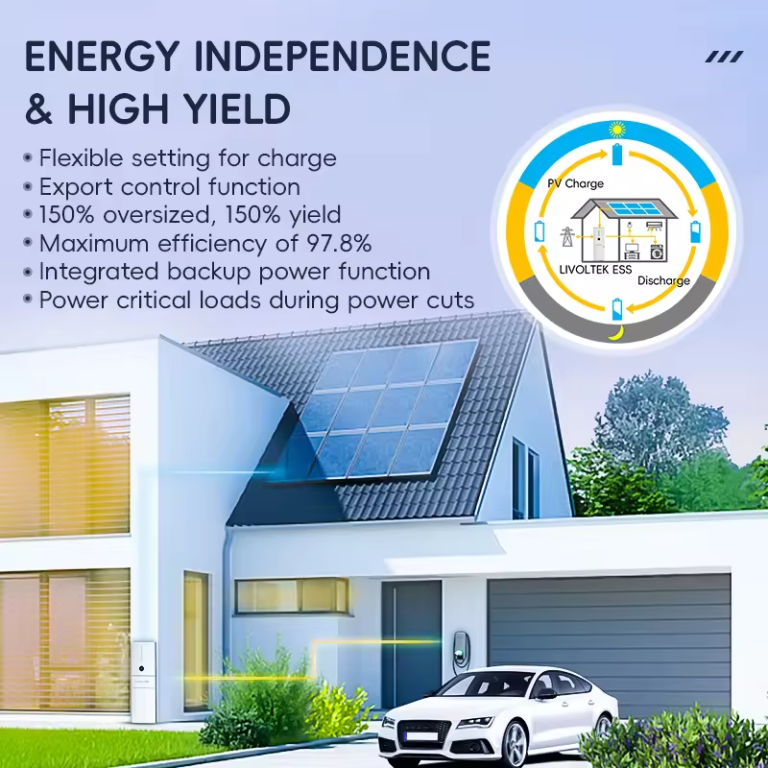 Hybrid Inverter Single Phase 6KW Solar Energy